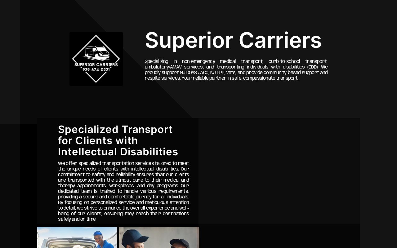 Superior Carriers "Learn More" Page